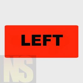 Sign Overlay "Left" for 36" Roll up Sign with Snaps