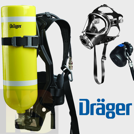 Buy Draeger PSS 3000 SCBA LP 2216 w/ Panorama Nova Mask R52972 at ...