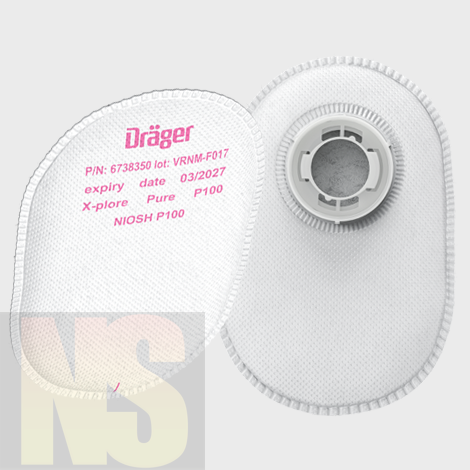Buy Draeger X-plore® Pure P100 Pancake Filter 6738350 at Northsidesales.com