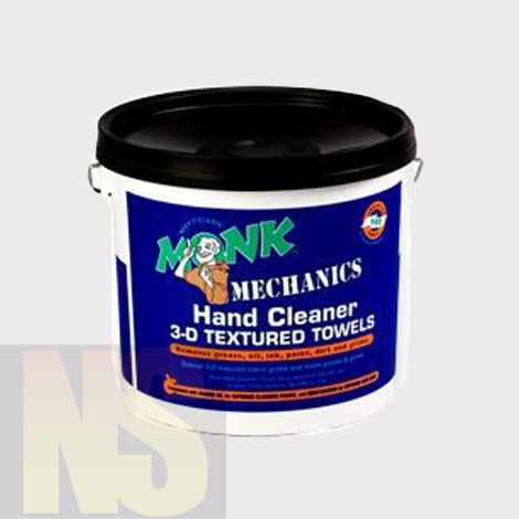 Monk Hand Cleaning Waterless Wipes in a bucket at Northside Sales.